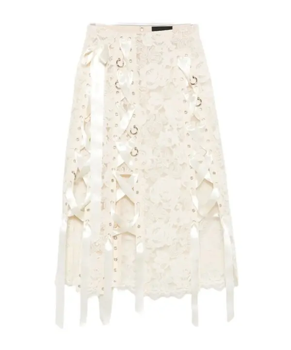 Simone Rocha Ribbon-loop Skirt