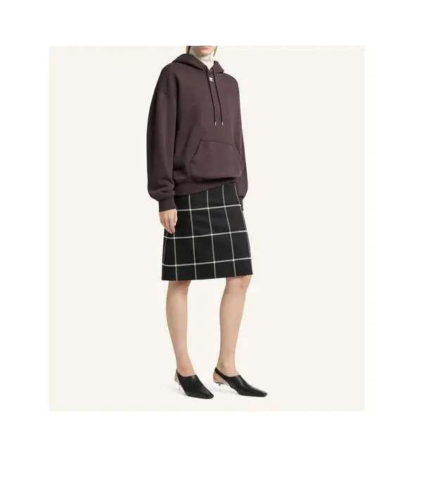 COURREGES Logo-patch Cotton Hoodie