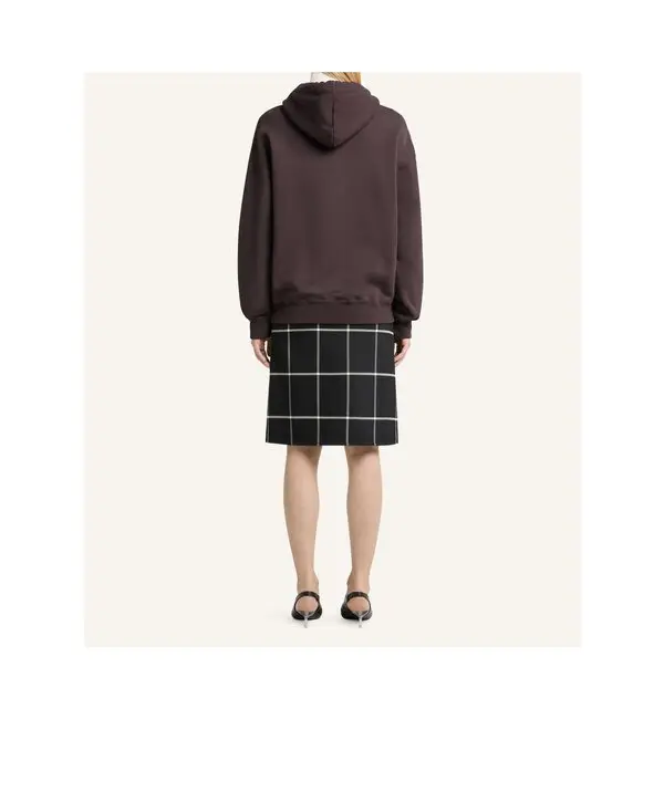 COURREGES Logo-patch Cotton Hoodie
