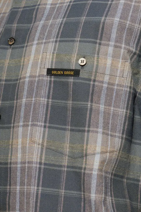 GOLDEN GOOSE Checked Buttoned Shirt