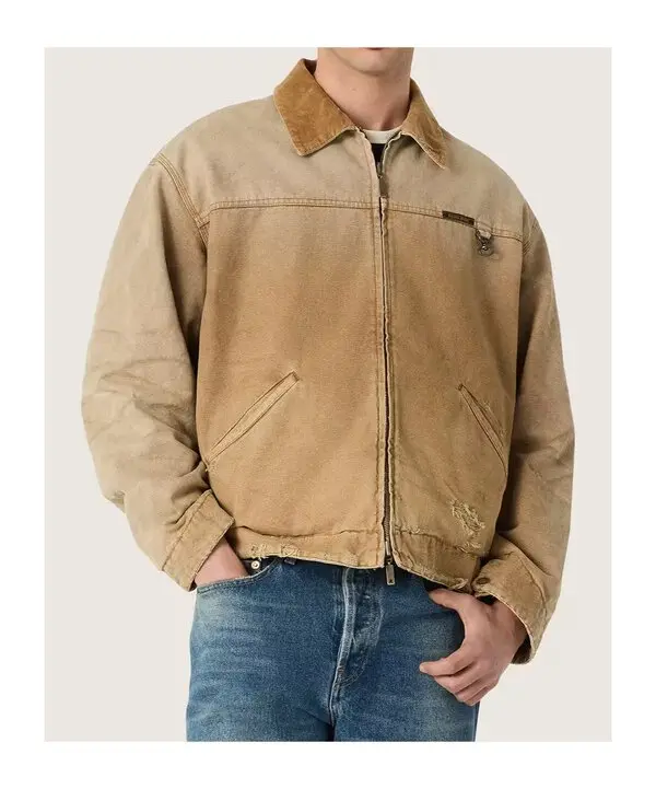 GOLDEN GOOSE Reversible Distressed Jacket