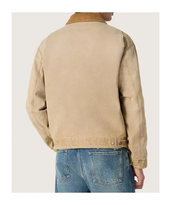 GOLDEN GOOSE Reversible Distressed Jacket