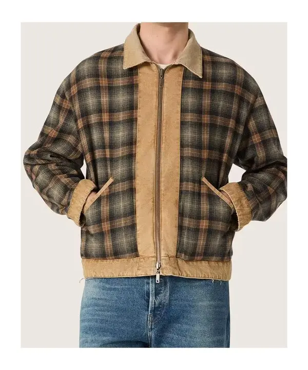 GOLDEN GOOSE Reversible Distressed Jacket