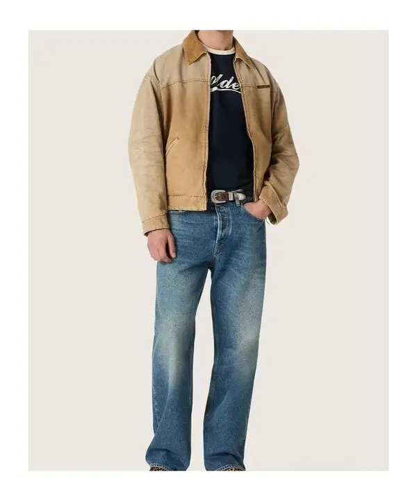 GOLDEN GOOSE Reversible Distressed Jacket