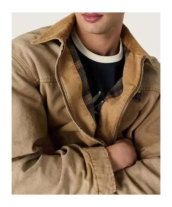 GOLDEN GOOSE Reversible Distressed Jacket