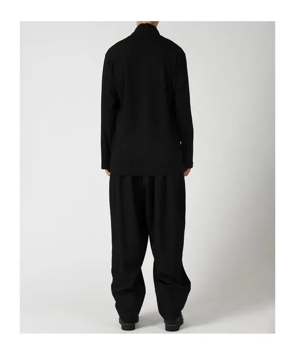 Yohji Yamamoto Soft Single Jersey High Neck Long Slv Tee
