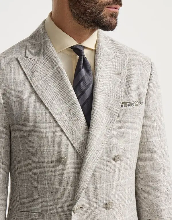 Brunello Cucinelli Striped Tie - Dark Gray