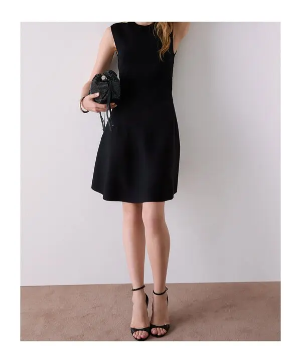 Liu Jo Knit Dress With Lace Details