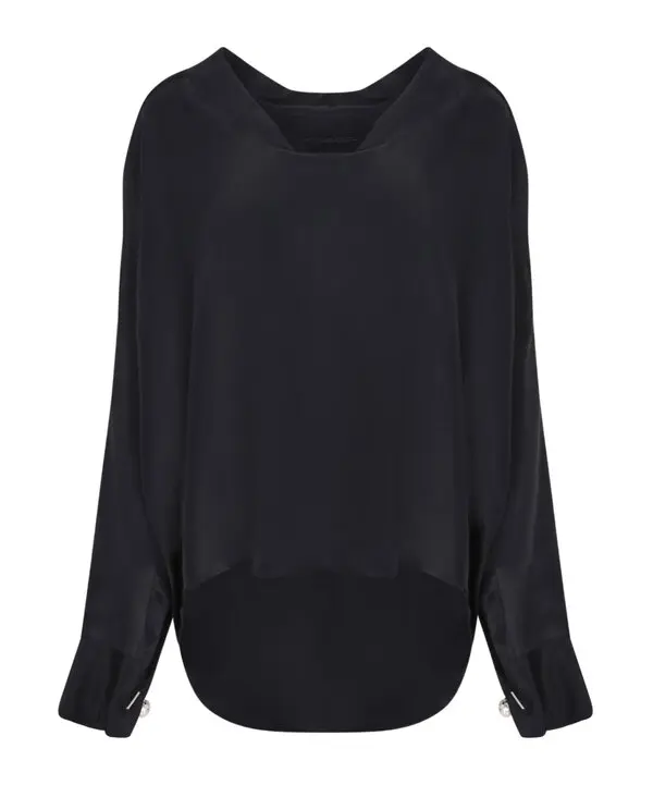 ERMANNO FIRENZE Long-sleeve Blouse - Black