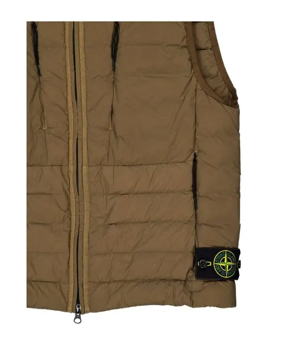 Stone Island Stand-up Collar Sleeveless Down Vest