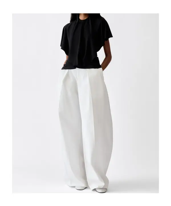 Jacquemus Pleated Cutout Back Top