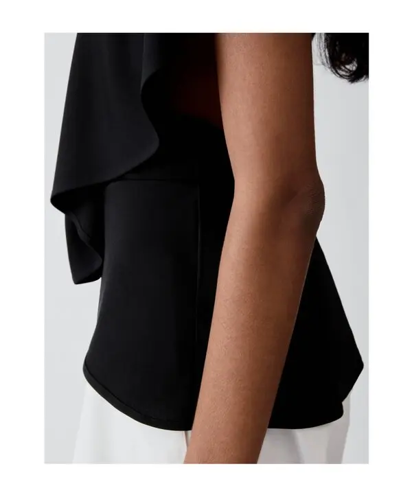 Jacquemus Pleated Cutout Back Top