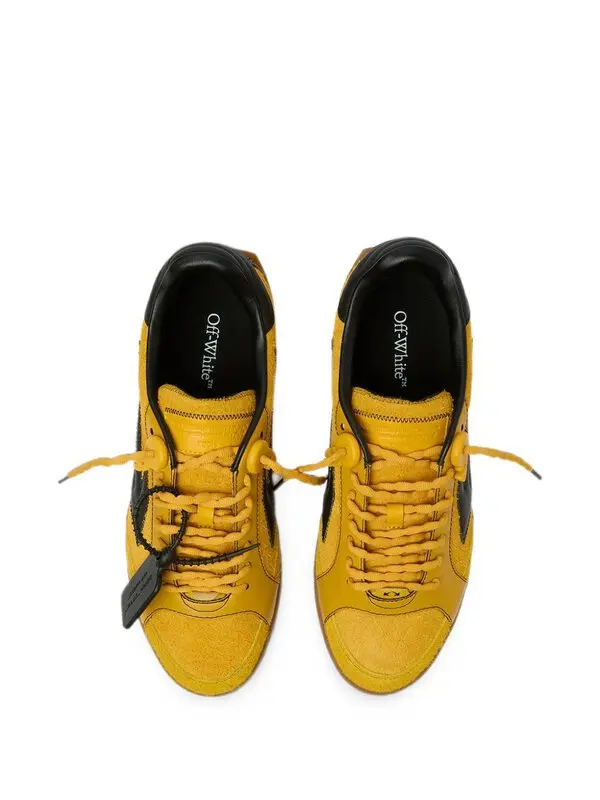 Off-White Low-top Sneakers With Lace-up Closure