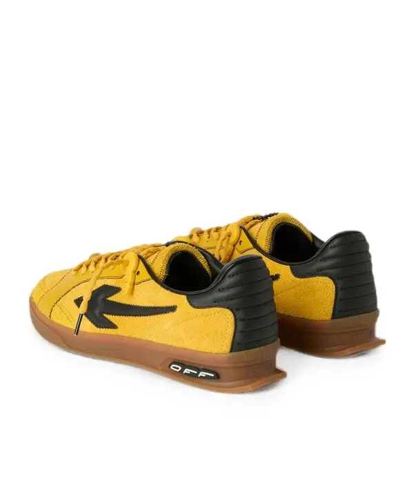 Off-White Low-top Sneakers With Lace-up Closure