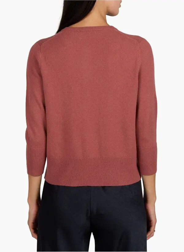 Vince Crew Neck Button Front Knitwear