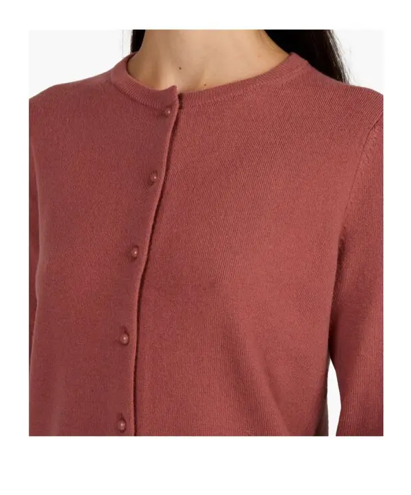 Vince Crew Neck Button Front Knitwear