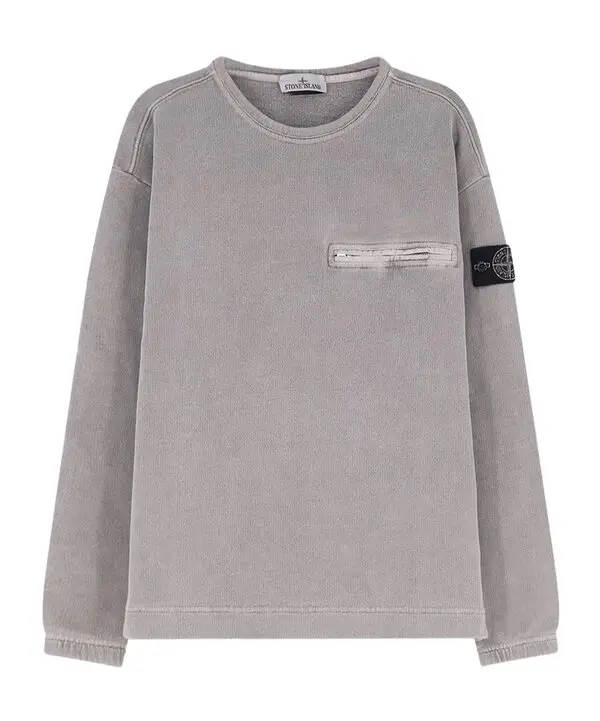 Stone Island Compass-badge Crewneck Sweatshirt