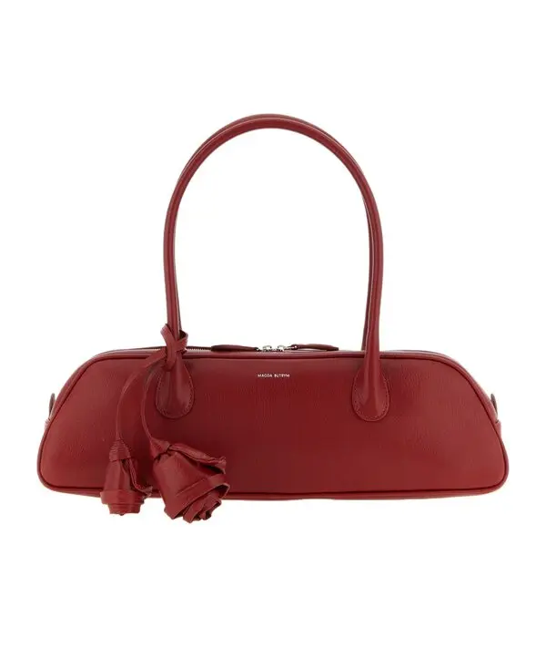 Magda Butrym Brigitte Trapeze Tote Bag With Rose Detail