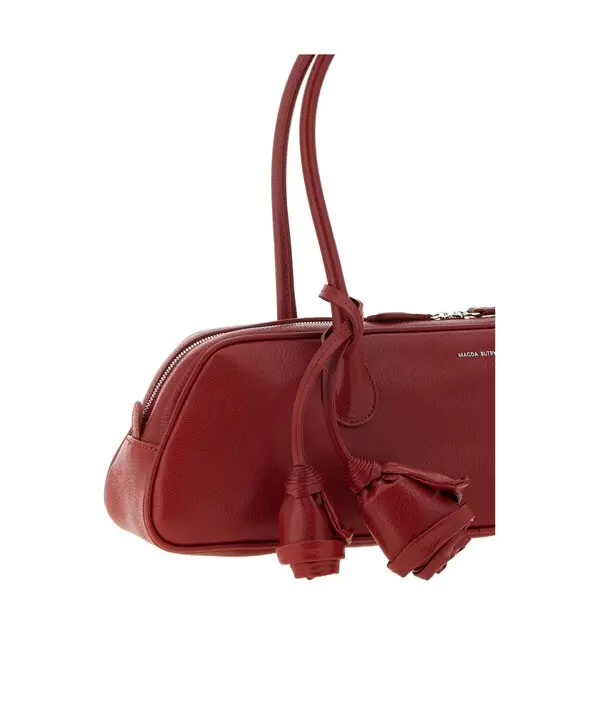 Magda Butrym Brigitte Trapeze Tote Bag With Rose Detail