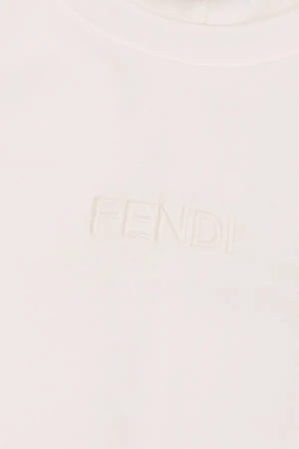 Fendi Short-sleeved T-shirt With Crewneck And Straight Hem