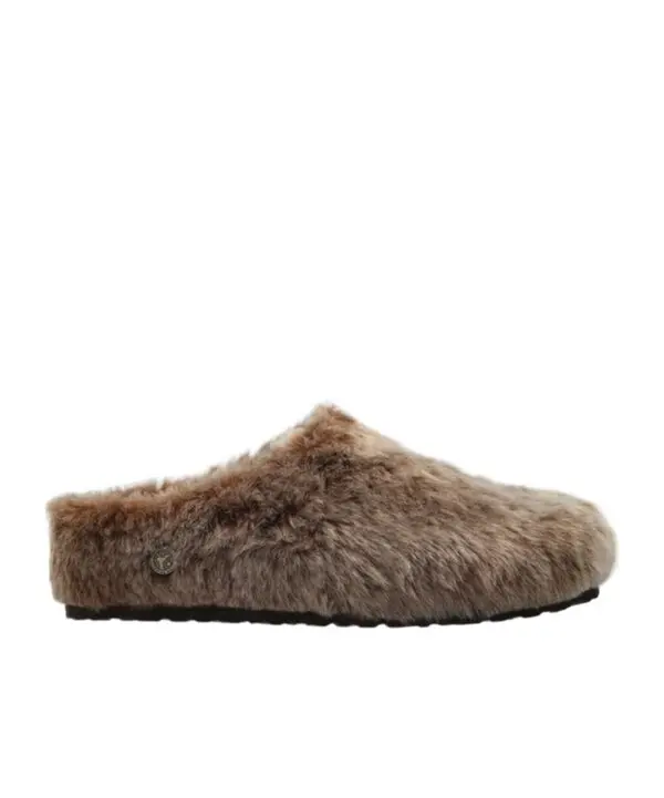BIRKENSTOCK Amsterdam Wrapped Shearling Slipper - Brown