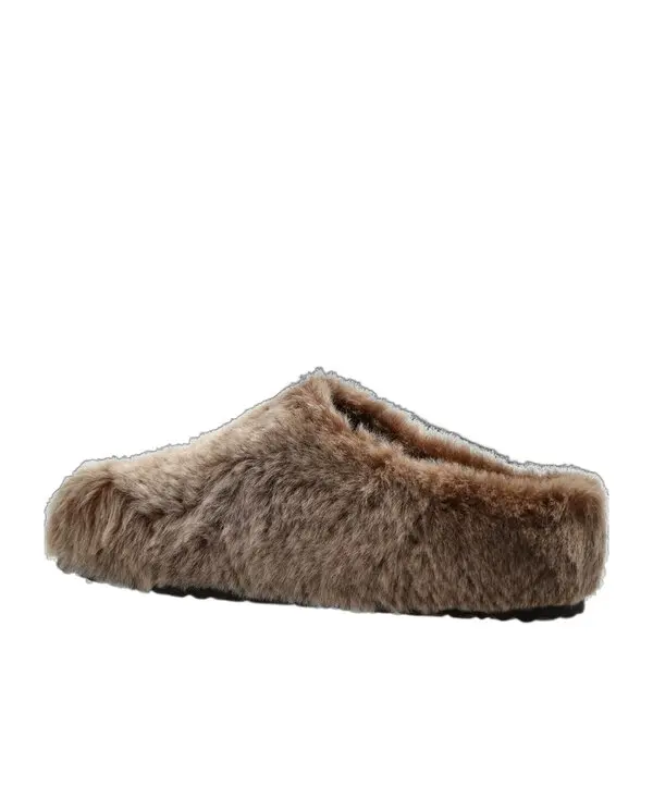 BIRKENSTOCK Amsterdam Wrapped Shearling Slipper - Brown