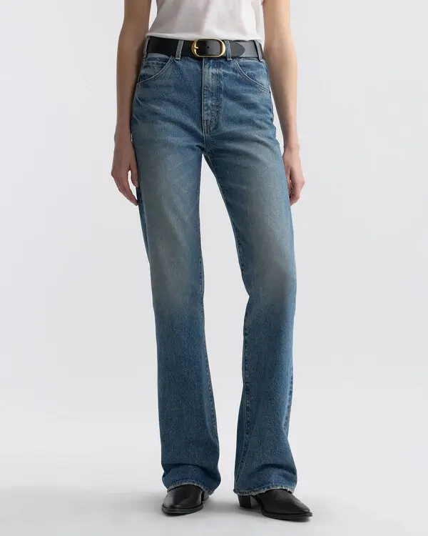 NILI LOTAN High-waisted Wide-leg Jeans