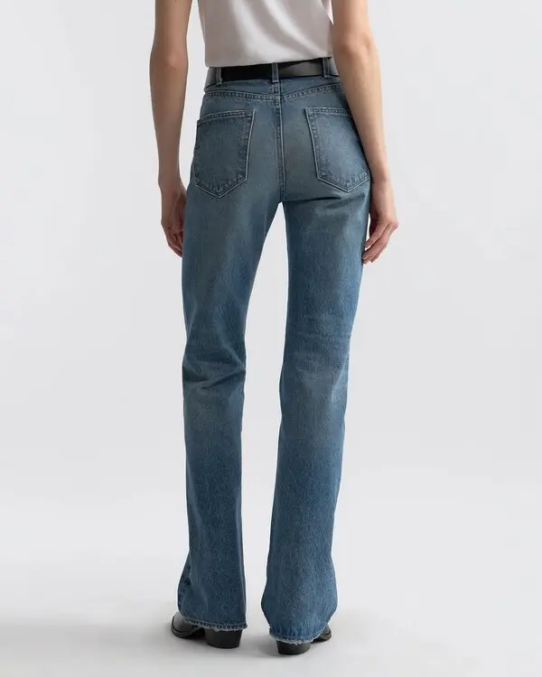 NILI LOTAN High-waisted Wide-leg Jeans