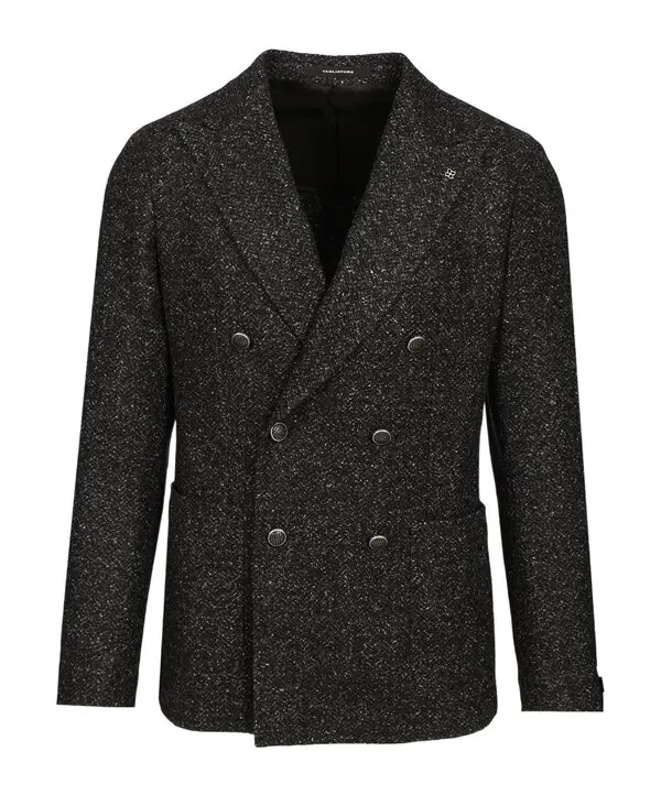Tagliatore Double-breasted Bouclé Jacket