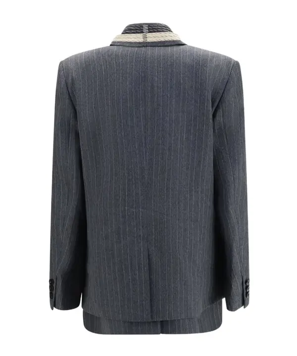 Sacai Layered Pinstripe Blazer