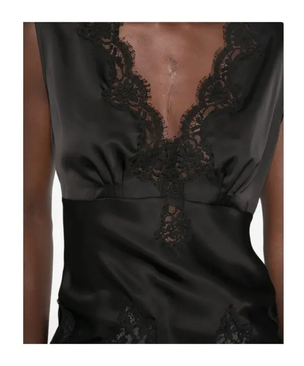 ERMANNO FIRENZE Lace-detail Tank Top