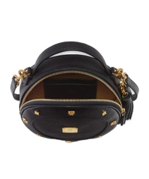 Mcm Pina Studded Shoulder Bag