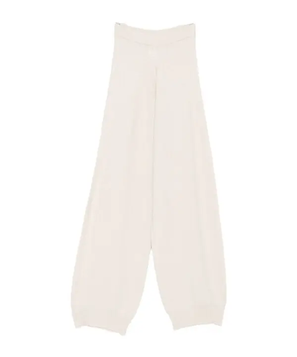 Fabiana Filippi Stretch Knit Wool, Silk, And Cashmere Blend Trousers