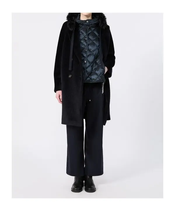 Max Mara Sleeveless Hooded Padded Vest
