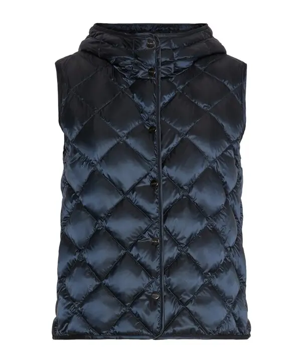 Max Mara Quilted Hooded Vest - No