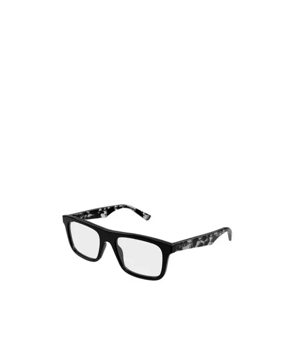 Gucci Tortoiseshell-effect Rectangle-frame Glasses