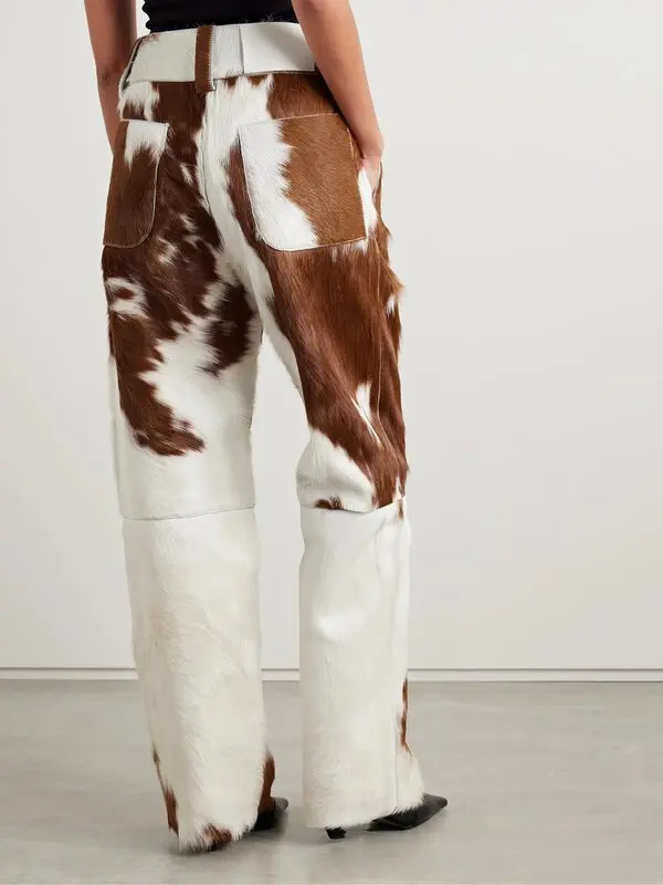 Cordova Printed Cowhide Casual Pants