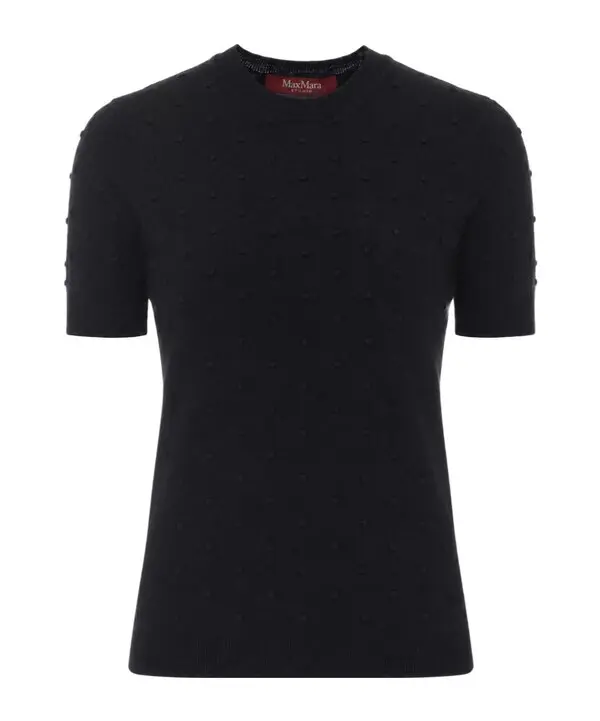 Max Mara Mstrollio Bobble-knit Sweater - Black