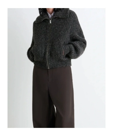 LEMAIRE Long Sleeved Zipped Cardigan