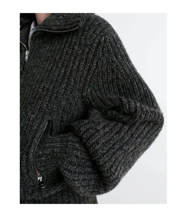 LEMAIRE Long Sleeved Zipped Cardigan