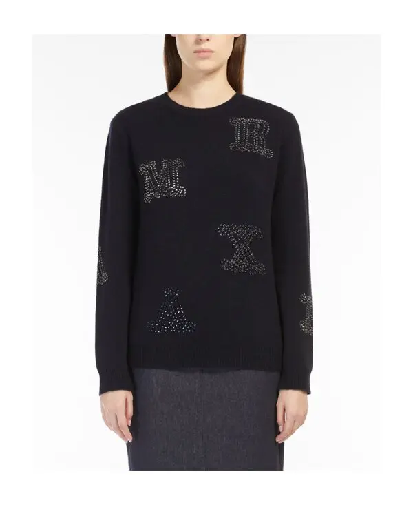 Max Mara Logo Cashmere Sweater