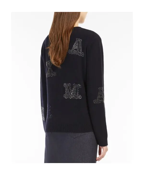 Max Mara Logo Cashmere Sweater