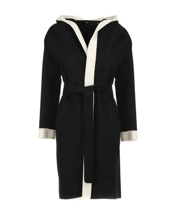 Max Mara Hooded Overcoat