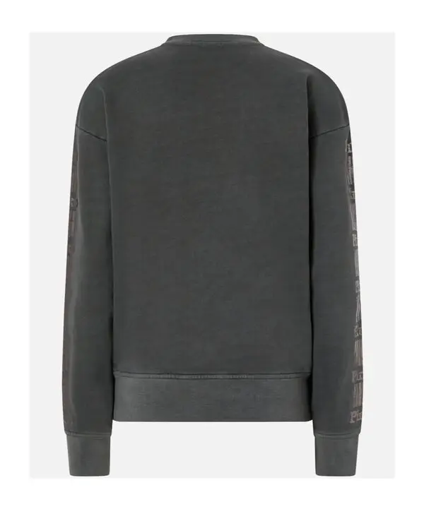 Pinko Logo Detail Cotton Sweatshirt