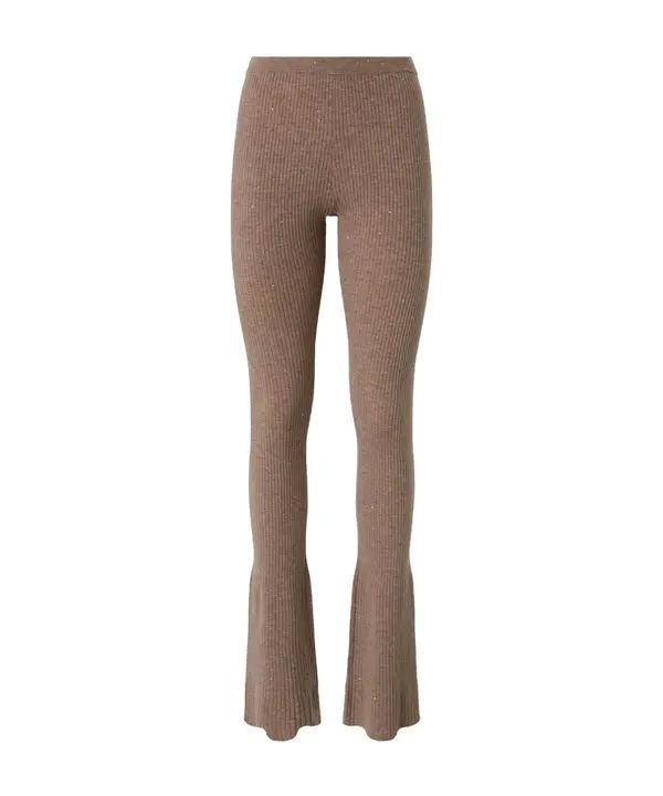 Pinko Ribbed Flared Trousers