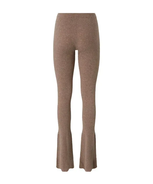Pinko Ribbed Flared Trousers