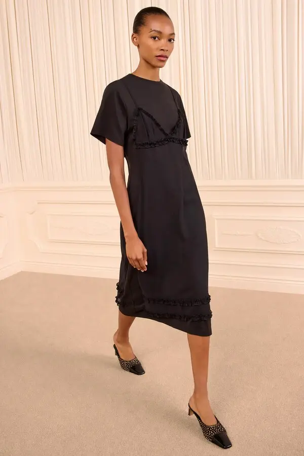 Ulla Johnson Tallis Cotton Dress - Noir