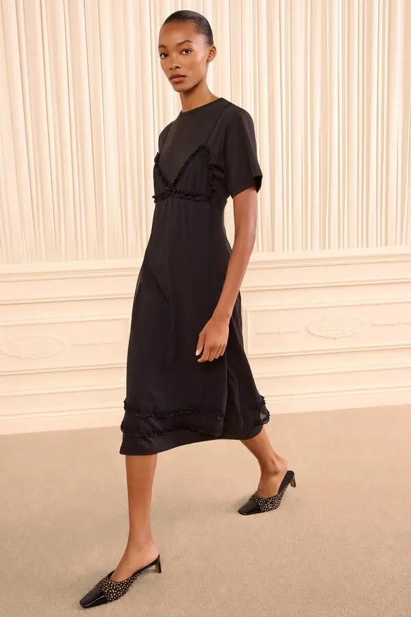 Ulla Johnson Tallis Cotton Dress - Noir
