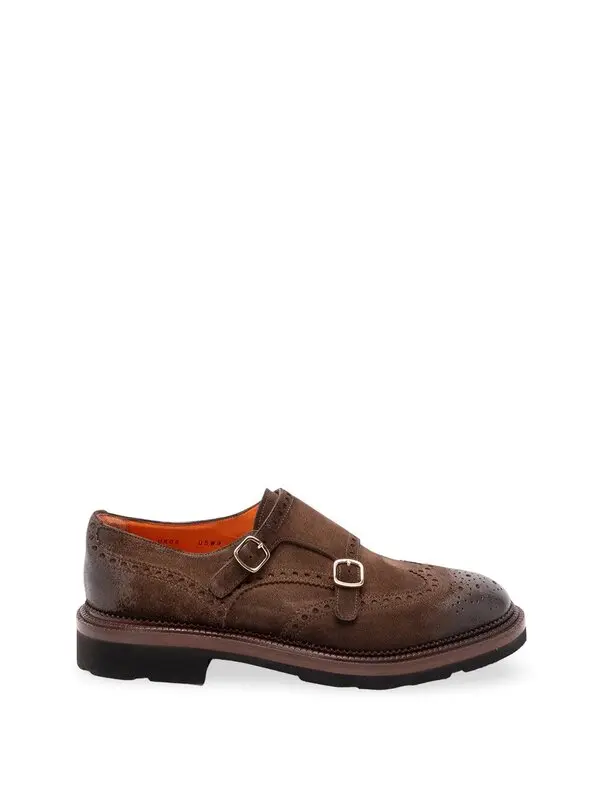 Santoni Kalamabuck` Loafers - Multicolor