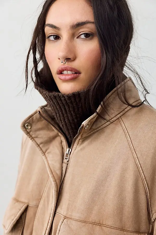 Free People Essential Snood - Coffee Bean